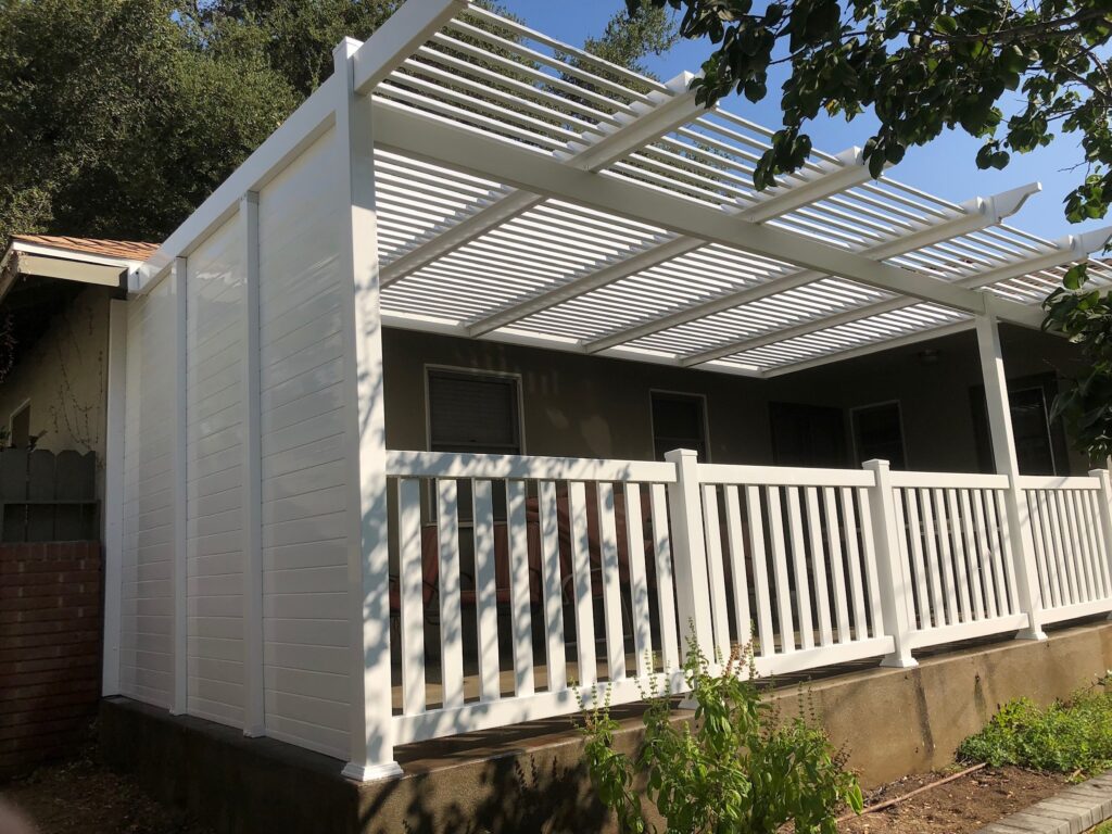 Vinyl Louvered Patio Covers - GNG