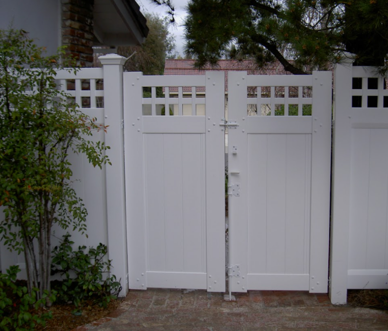 Enhance Your Property with Elegant White Vinyl Gates - GNG